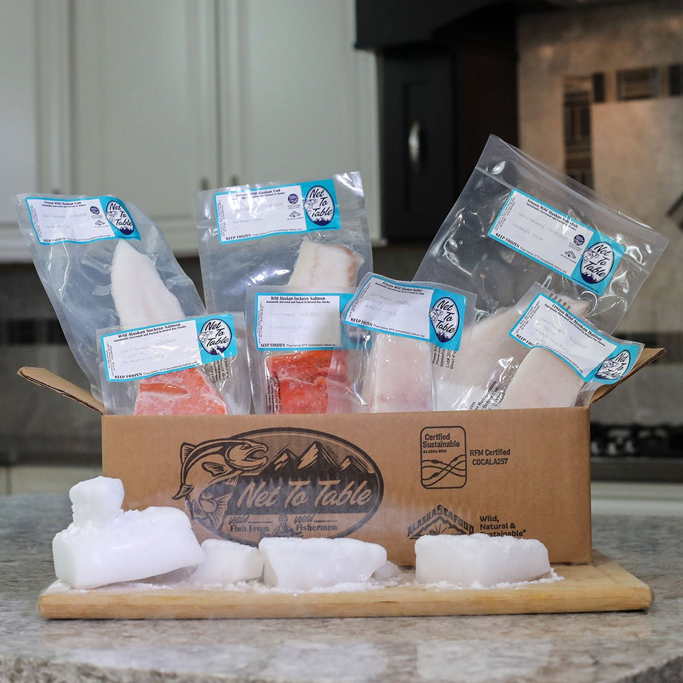 Wild-Caught Alaskan Fish Gift Box – Net To Table Seafoods